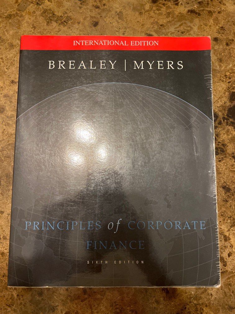 International Edition Brealey Myers Principles of Corporate Finance ...