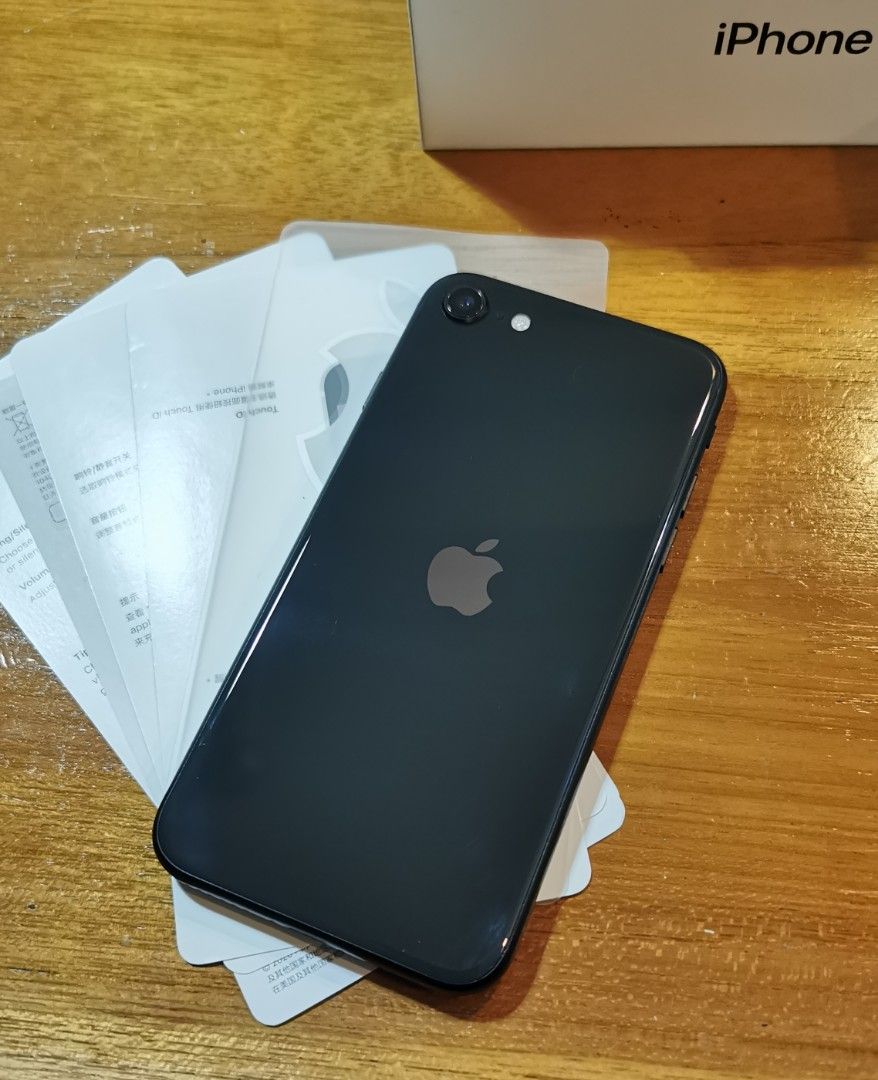 iPhone SE black 128GB, like new, Mobile Phones & Gadgets, Mobile Phones ...