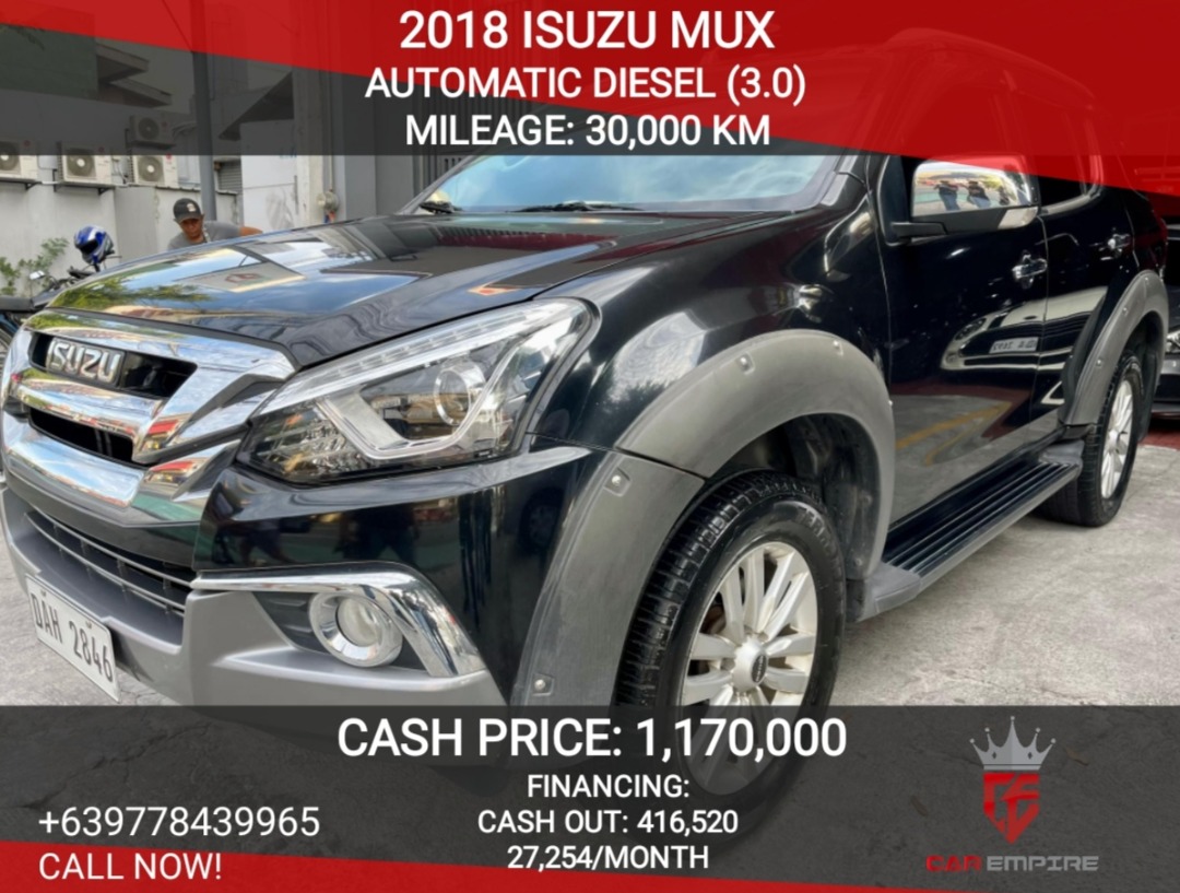 Isuzu Mu-X 2018 LS Blue Power Auto on Carousell