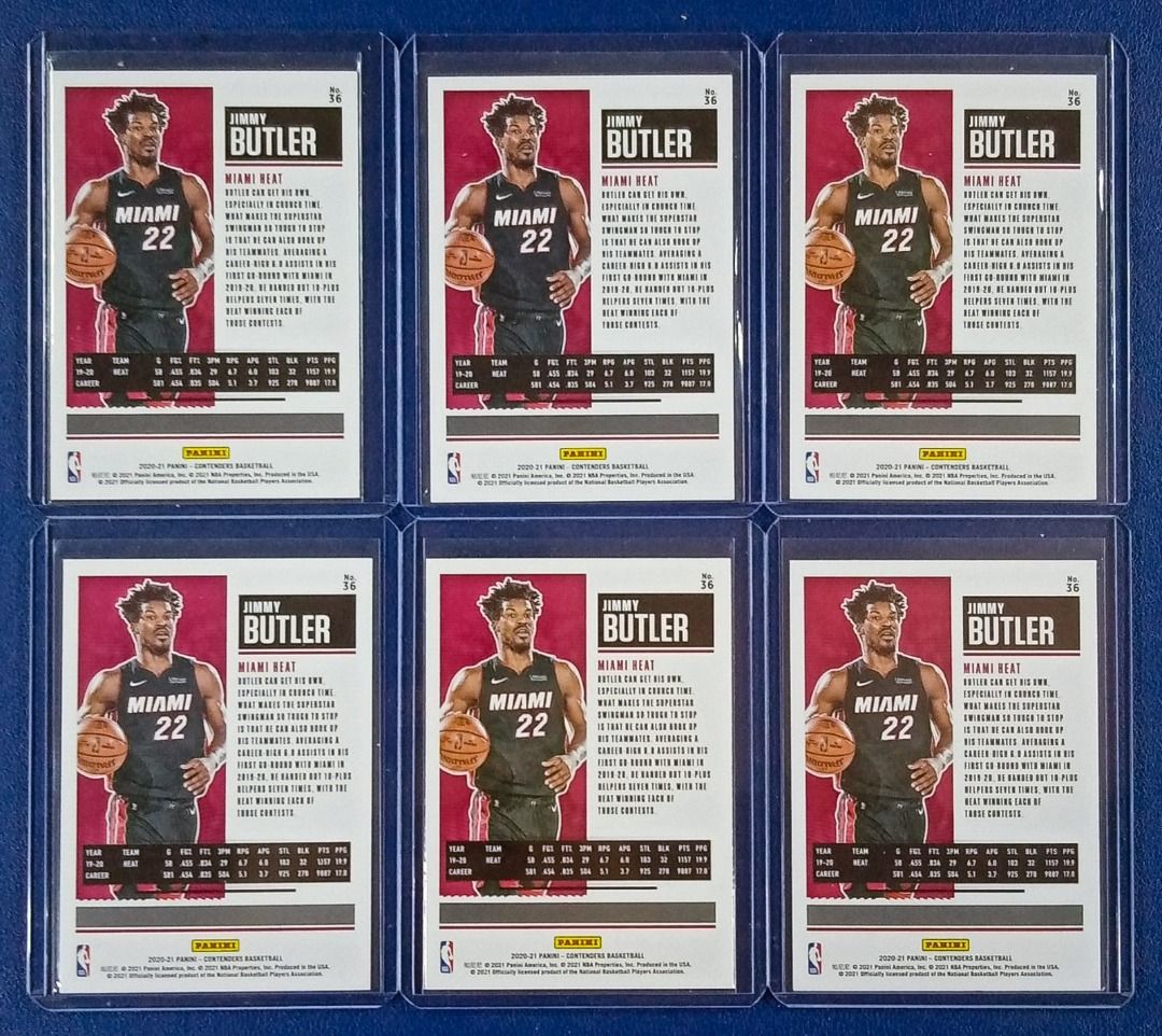 Jimmy Butler 2020 Contenders NBA Cards, Hobbies & Toys, Toys & Games on ...