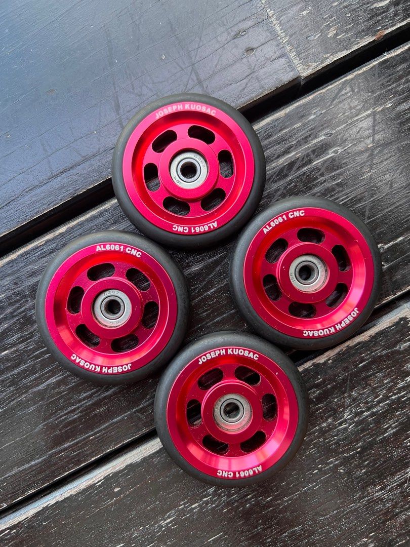 Joseph Kuosac 60mm Red Ezwheels-Brompton, Sports Equipment, Bicycles ...