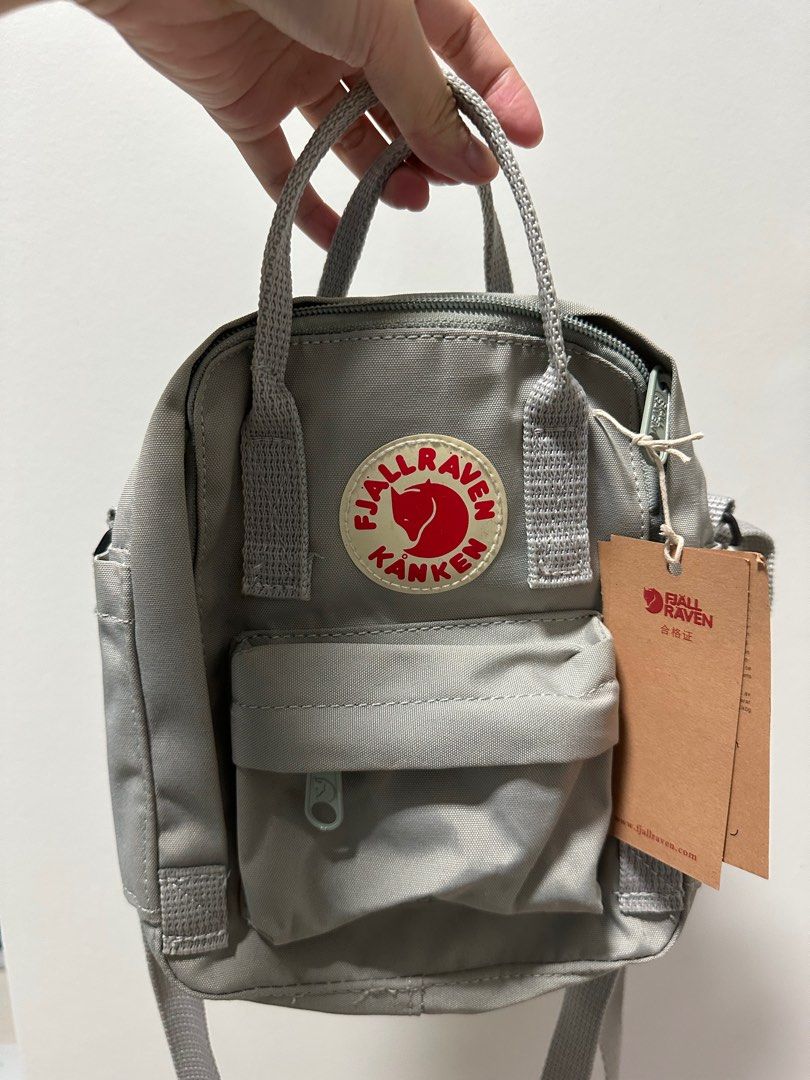 Kanken Sling Bag in Fog / grey color, Women's Fashion, Bags & Wallets ...