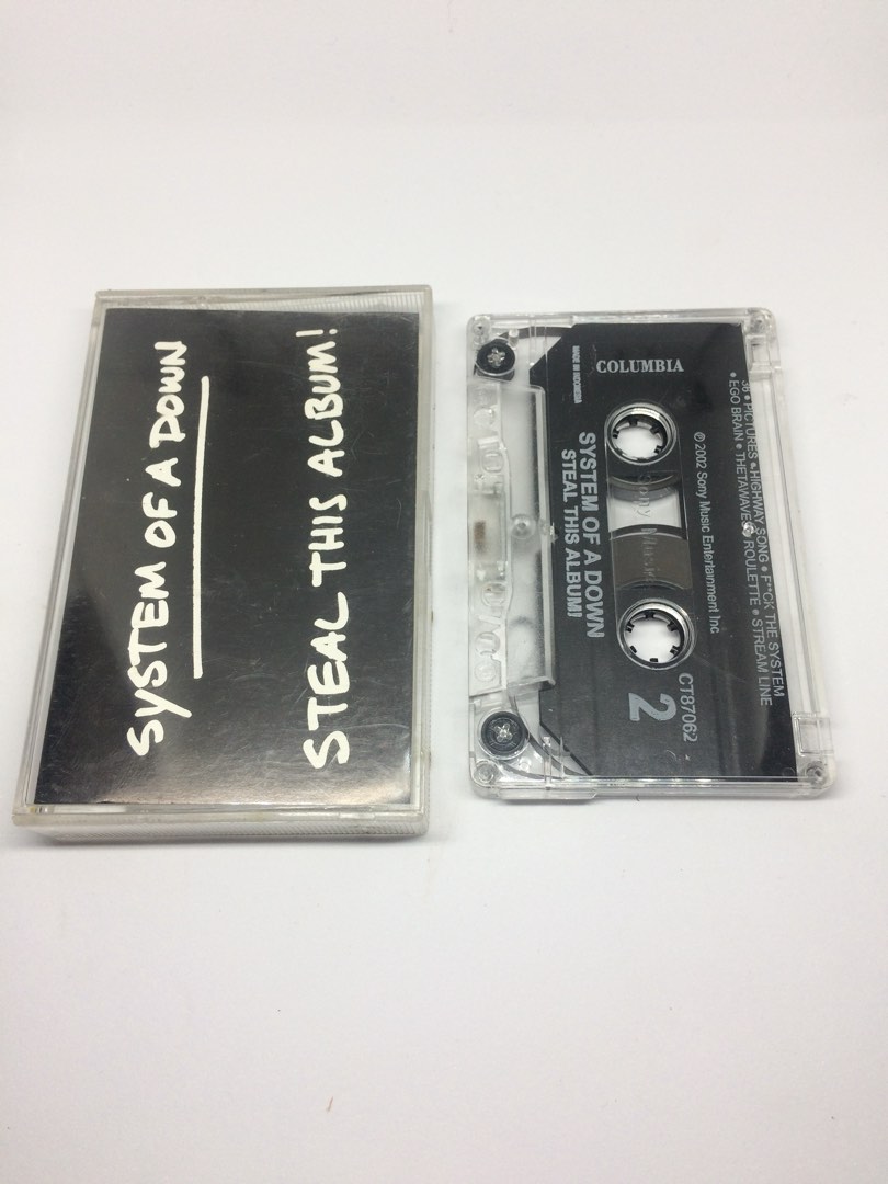 Kaset pita SYSTEM OF A DOWN - STEAL THIS ALBUM!, Musik & Media, CD, DVD ...