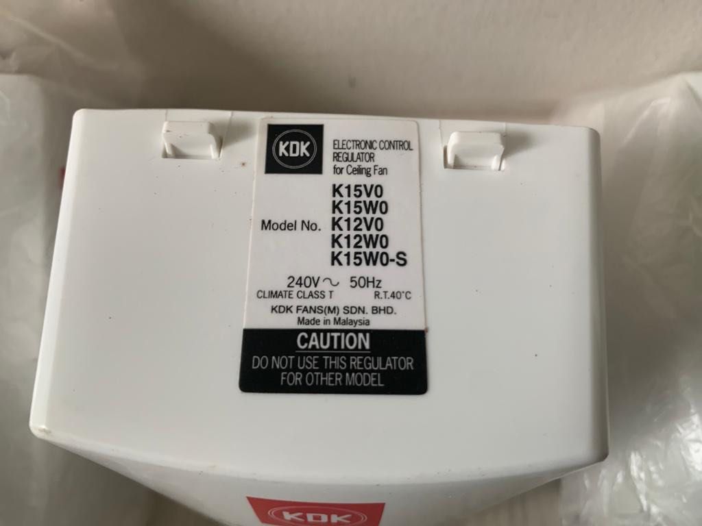Kdk fan regulator, Furniture & Home Living, Lighting & Fans, Fans on ...