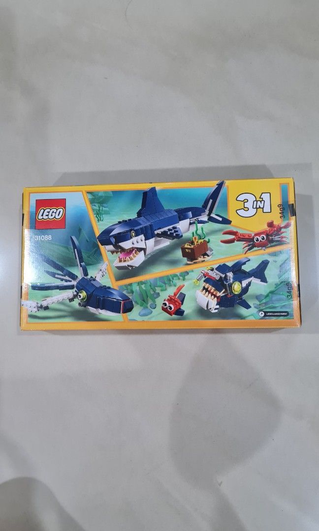 Lego 31088 Creator - Deep Sea Creatures, Toys & Collectibles, Mainan di ...