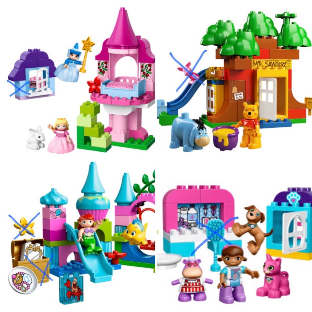 Lego Duplo Disney- Little Mermaid, Sleeping beauty, Winnie the Pooh ...