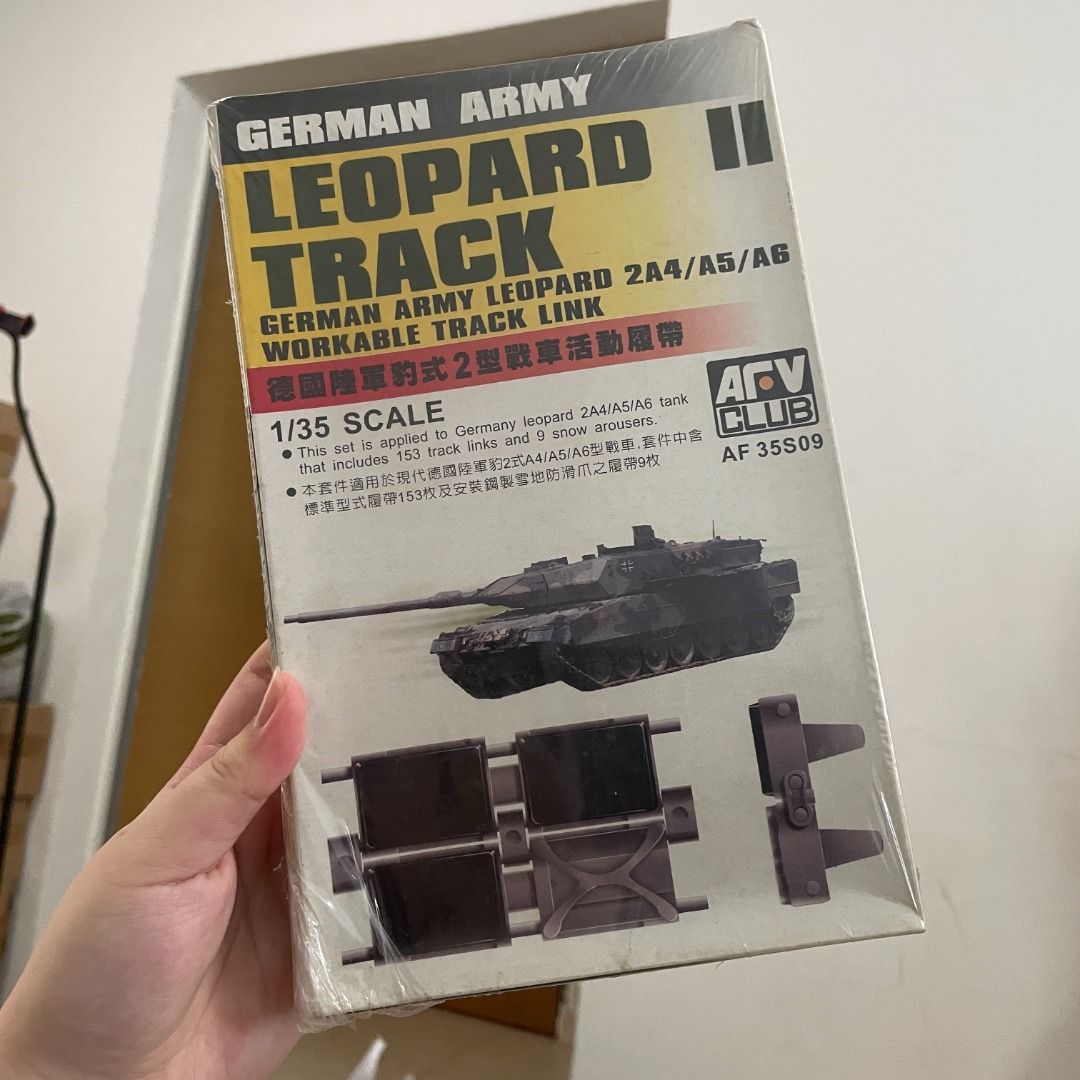 LEOPARD TRACK GERMAN ARMY TANK BUILDING MODEL KIT, Hobbies & Toys ...