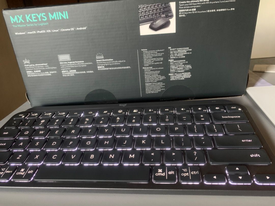 Logitech Mx Keys Mini, Computers & Tech, Parts & Accessories, Computer ...