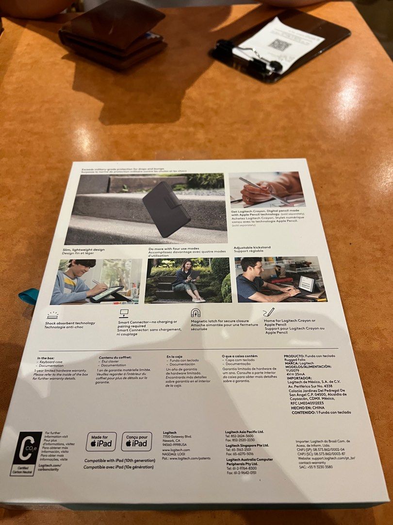 Logitech Rugged Folio Keyboard For Ipad Computers Tech Parts Accessories Computer