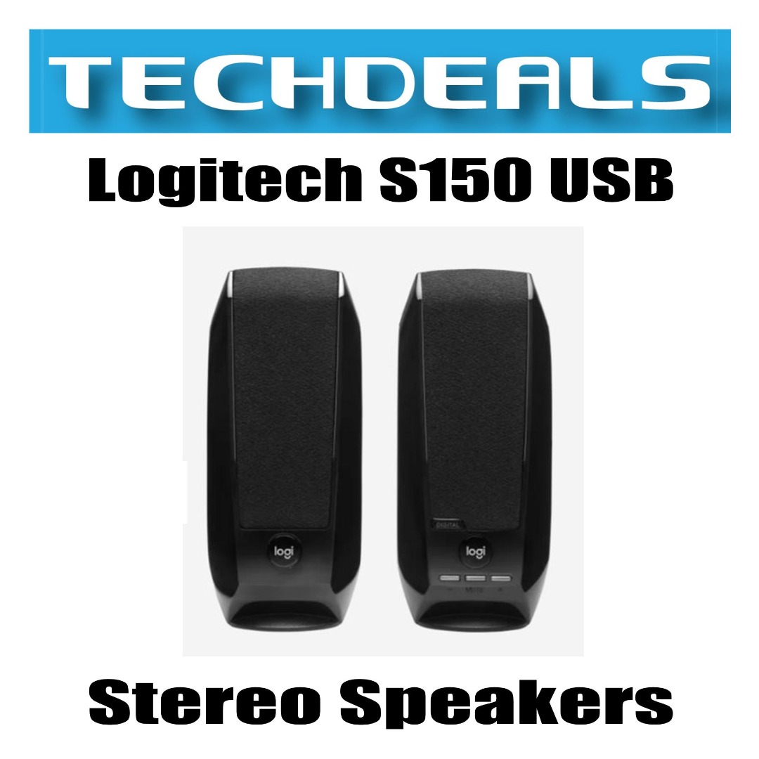 Logitech S150 USB Stereo Speakers, Audio, Soundbars, Speakers ...