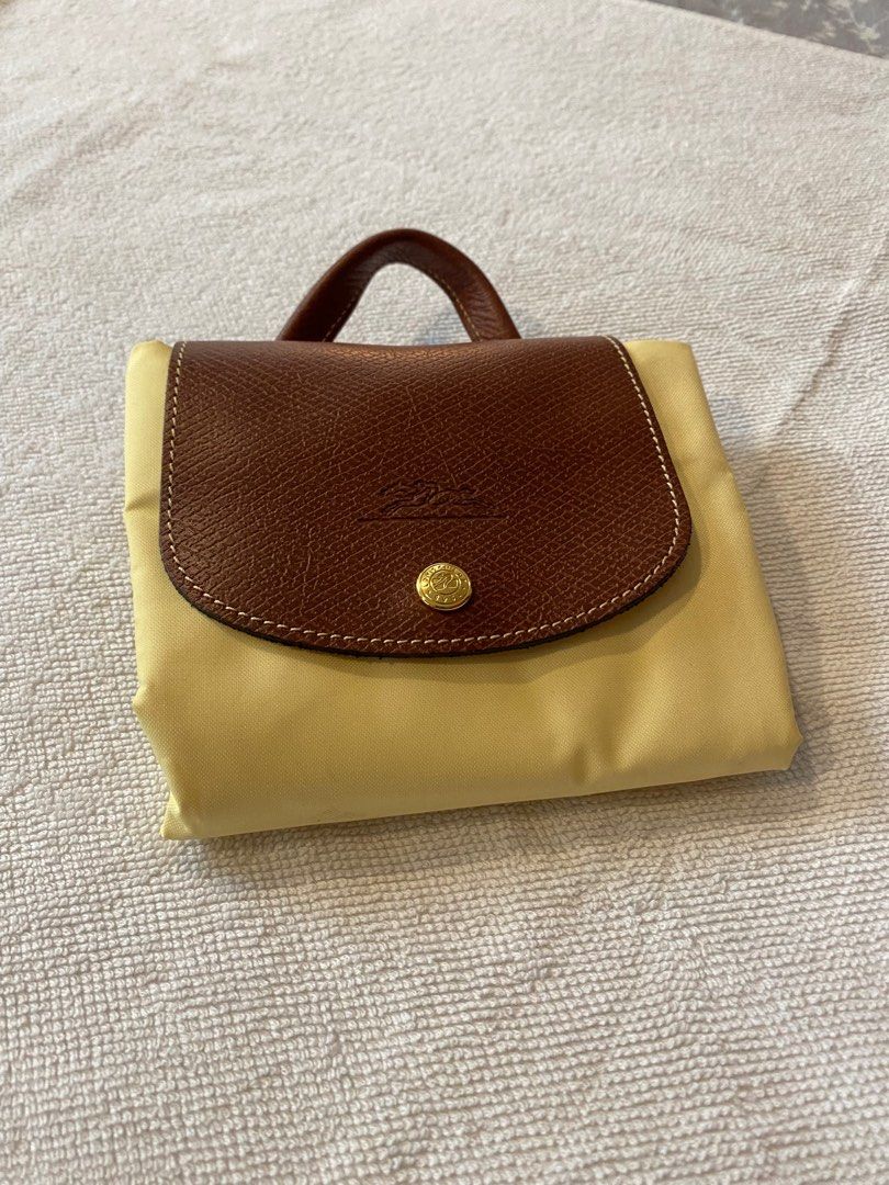 Longchamp Le Pliage Original Backpack Yellow Made In France, Women's ...