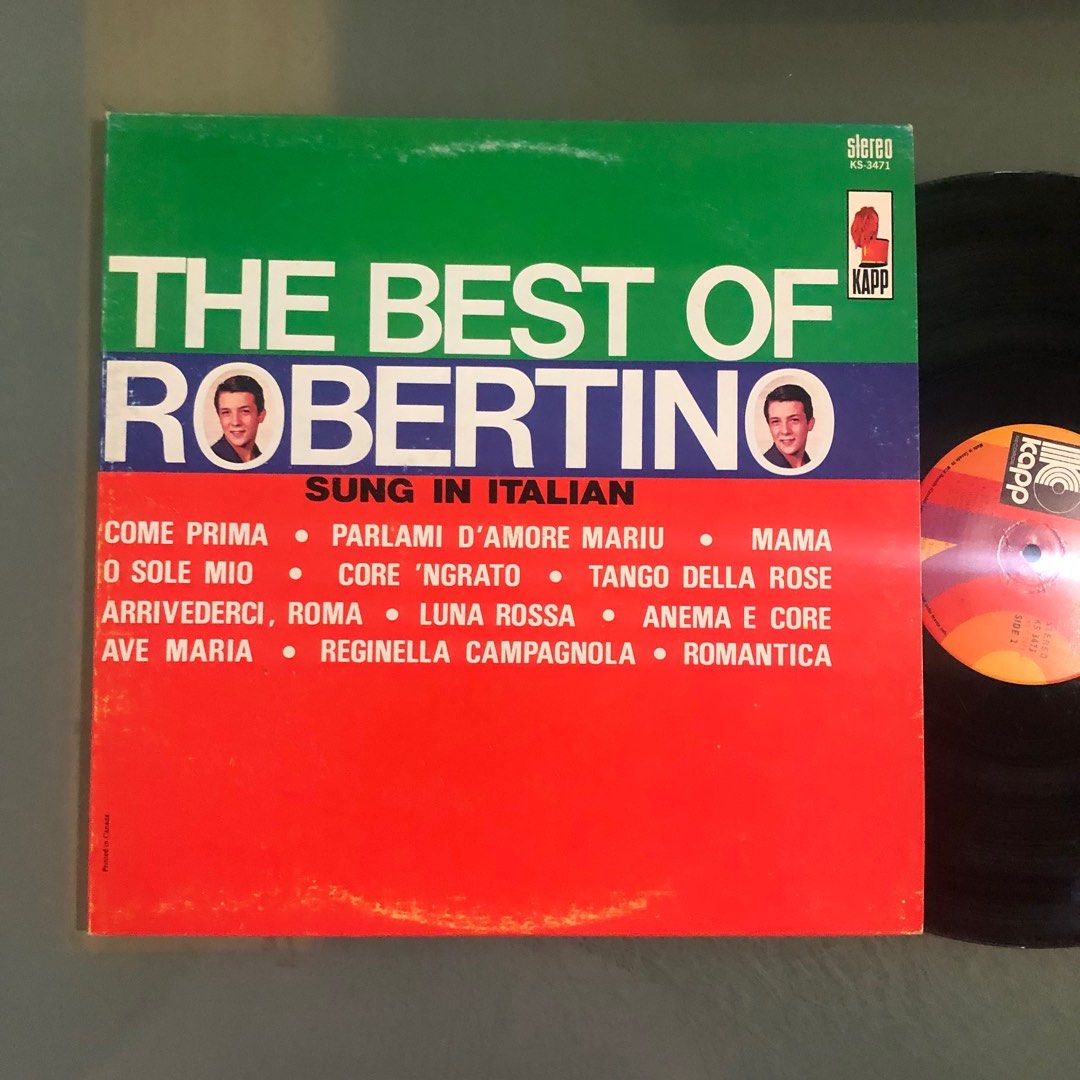 Lp - Robertino (Best of) - Italian songs, Hobbies & Toys, Music & Media ...