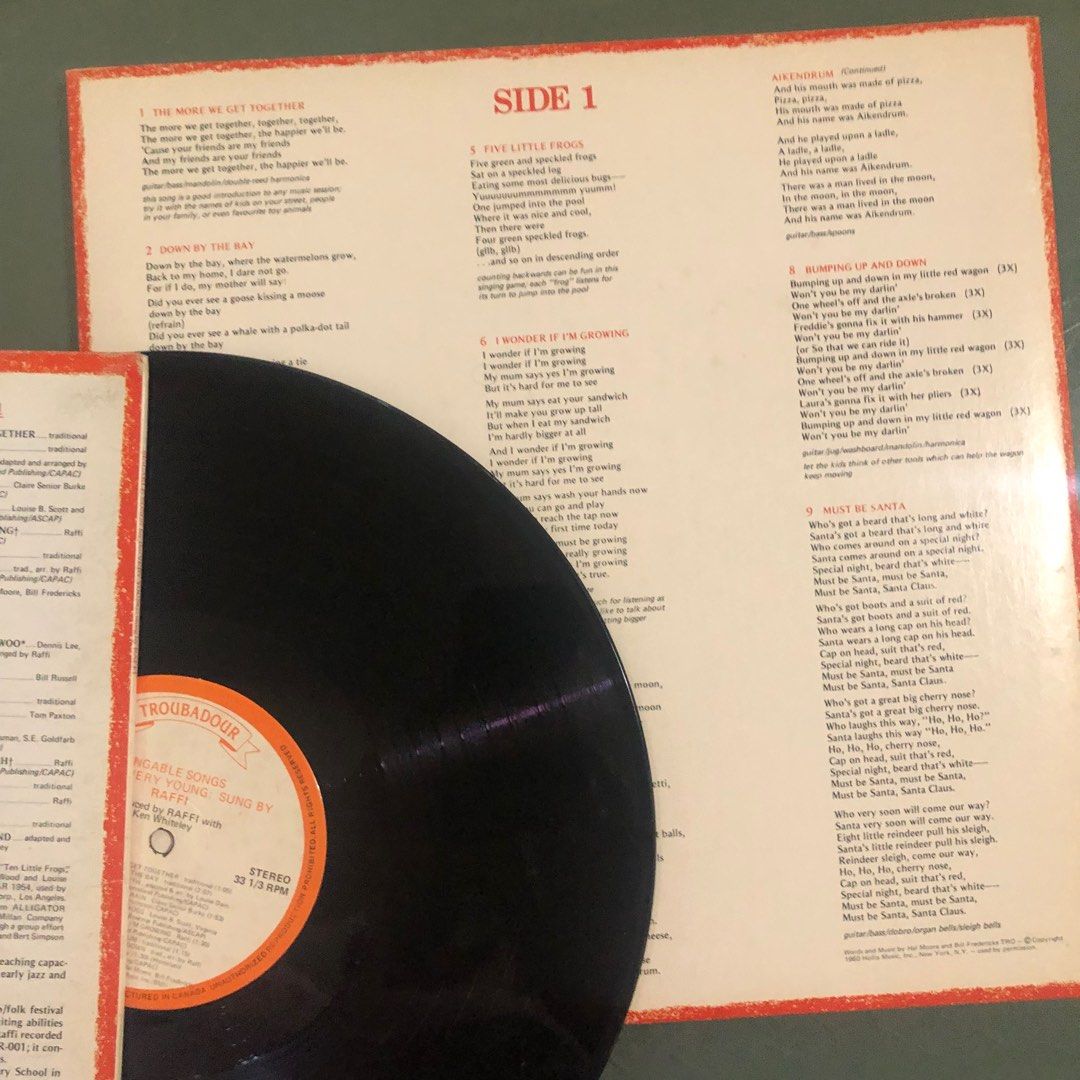 Lp - Songs for Children, Hobbies & Toys, Music & Media, Vinyls on Carousell
