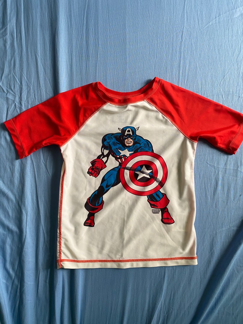 Marvel rash guard on Carousell