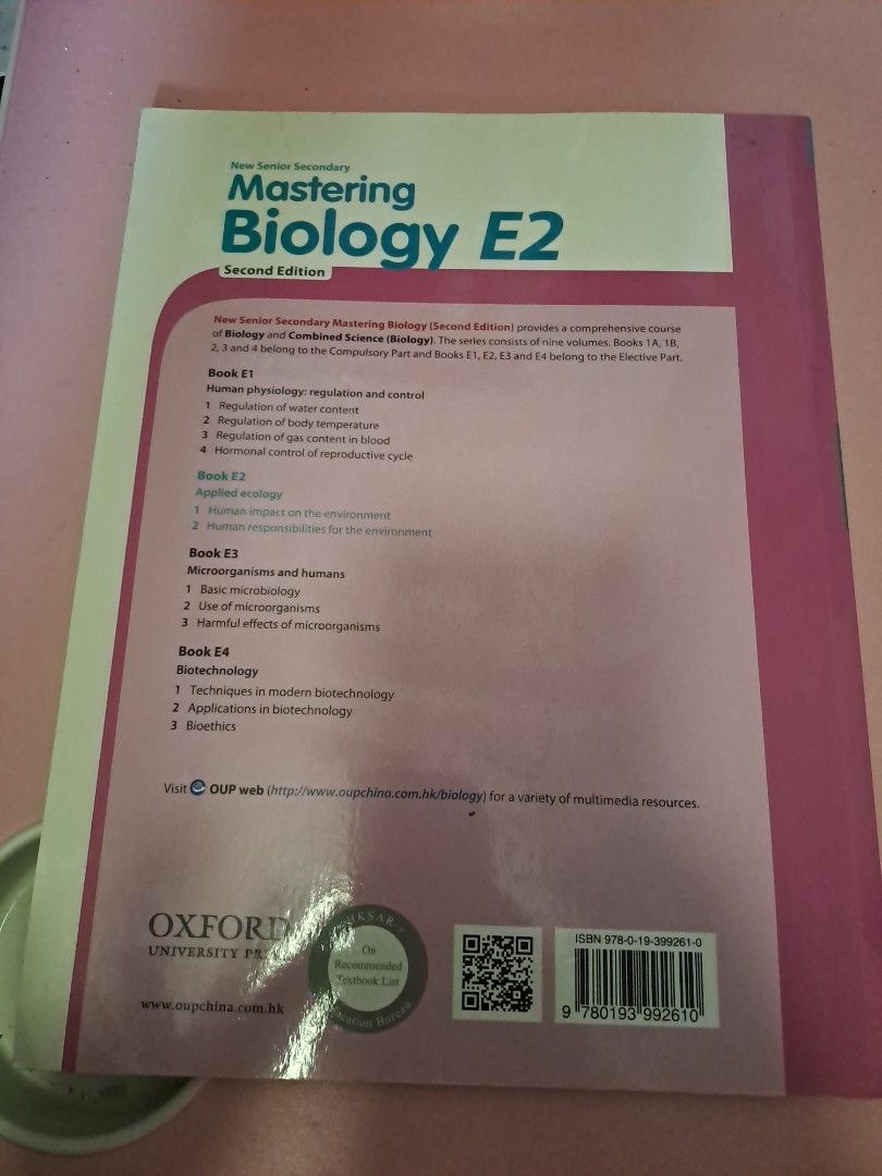 Mastering biology E2, 興趣及遊戲, 書本 & 文具, 教科書 - Carousell