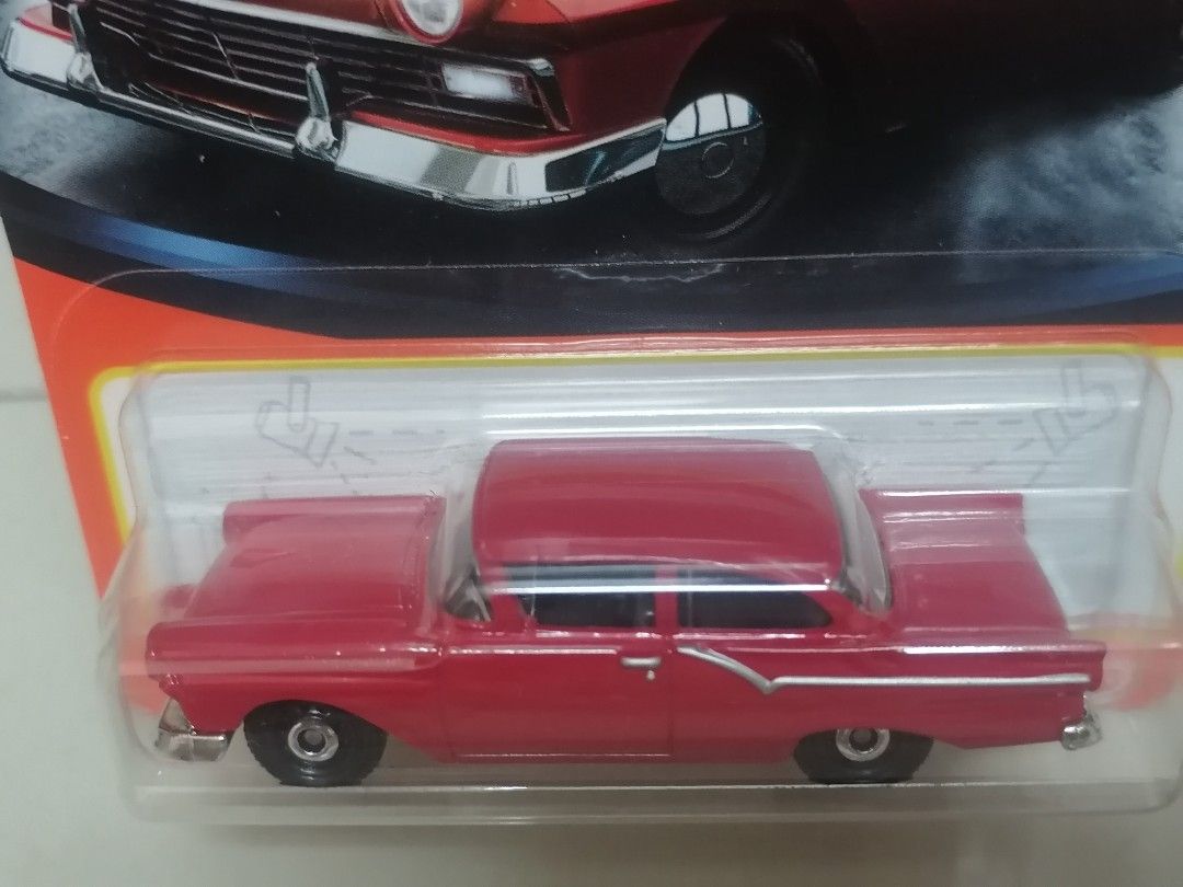 Matchbox 2023 MBX Showroom 1957 Ford Custom 300 - Red, Hobbies & Toys, Toys & Games on Carousell