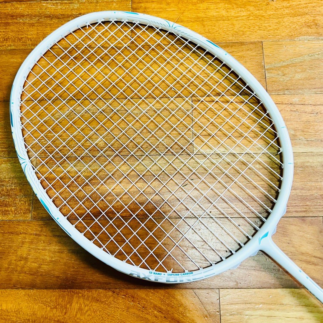 [Jun Bundle] Brand New Li Ning Axforce 60 5U Badminton Racket strung ...