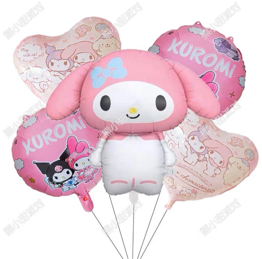 Melody kuromi helium balloon set , Hobbies & Toys, Occasions & Party ...