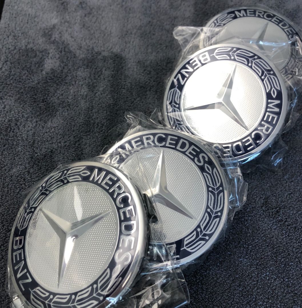 Mercedes Benz RIM Wheel Center Hub Cap Cover 75mm - Set of 4 (Easy-To ...