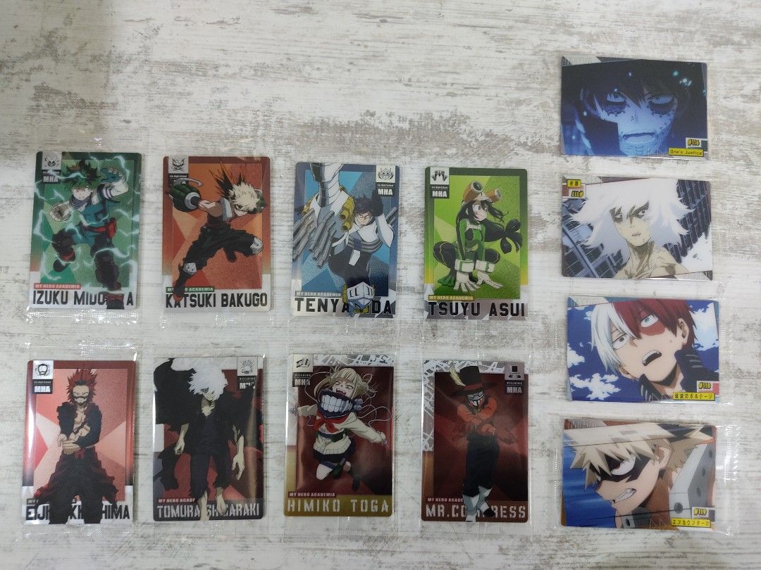 MHA My Hero Academia Wafer Cards, Hobbies & Toys, Memorabilia ...