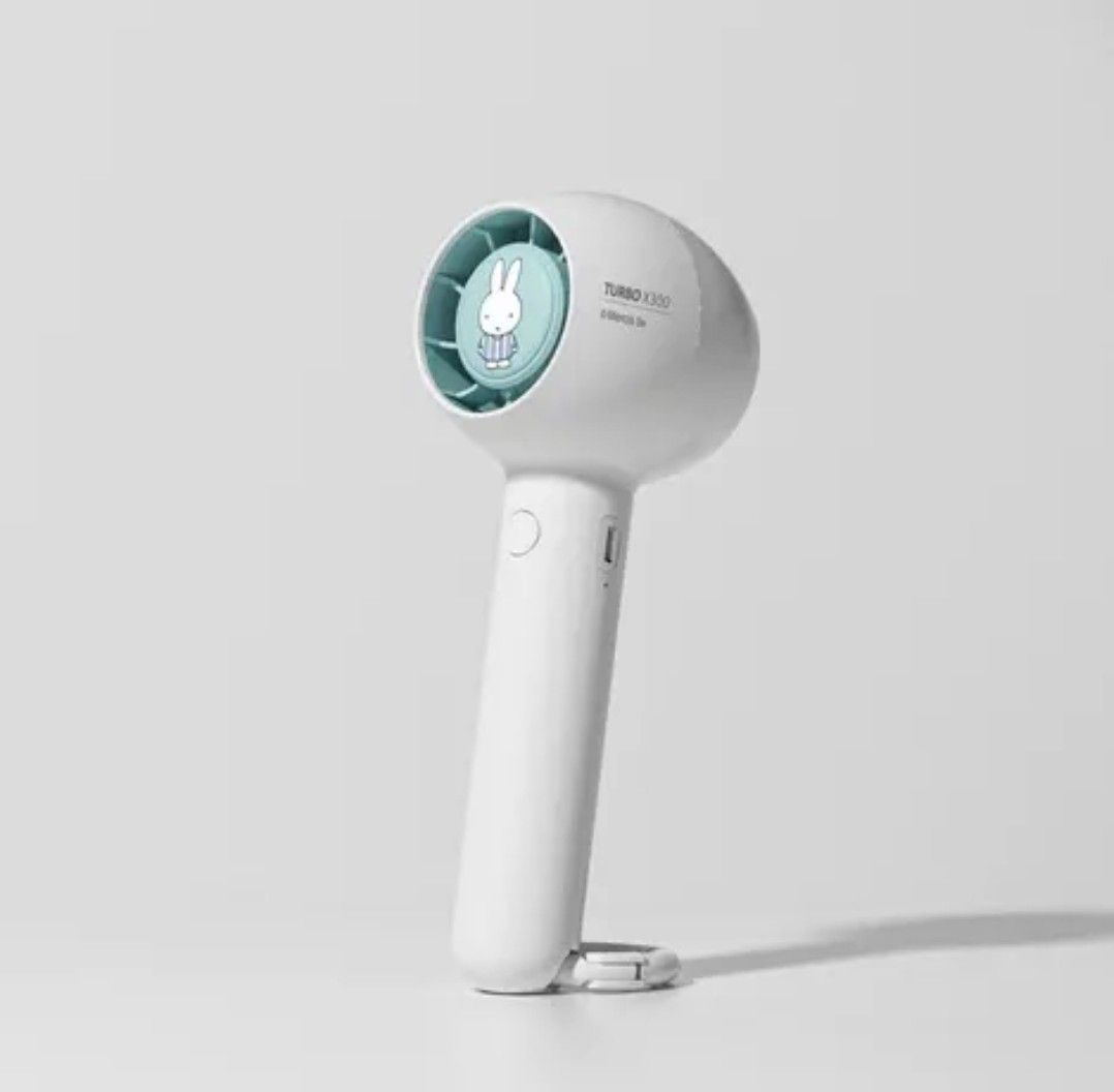 Miffy Mini Handheld Fan Portable Usb Rechargeable Battery Cooling ...