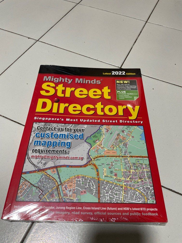 Mighty minds street directory map year 2022, Hobbies & Toys, Books & Magazines, Travel & Holiday ...