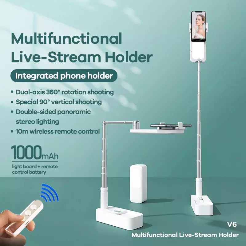Multifunctional phone stand holder for livestream, broadcasting ...