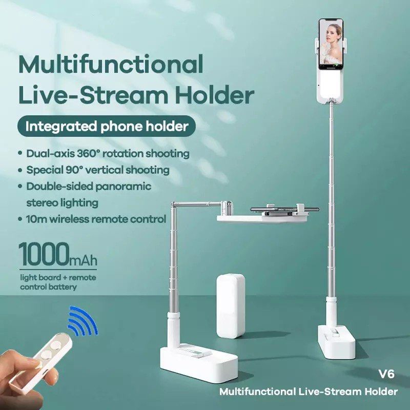 Multifunctional phone stand holder for livestream, broadcasting ...