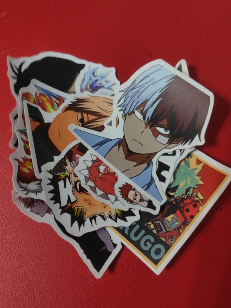 My hero academia (MHA) stickers, Hobbies & Toys, Stationery & Craft ...