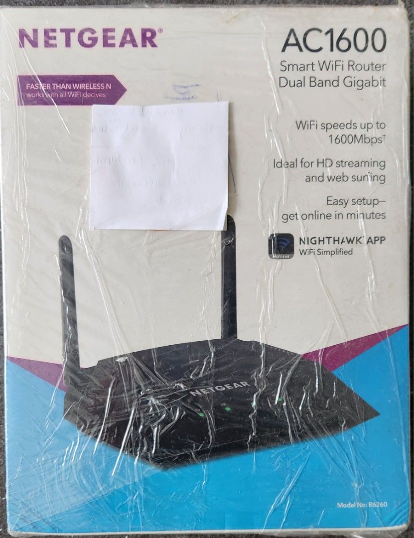 Netgear R6260 Router (Brand New), Computers & Tech, Parts & Accessories ...