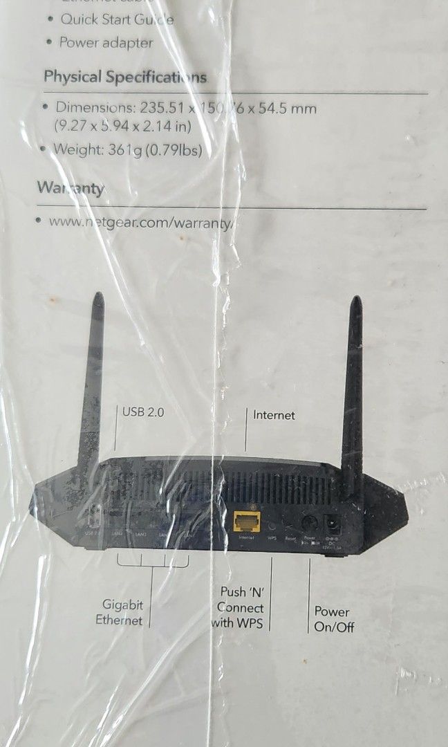 Netgear R6260 Router (Brand New), Computers & Tech, Parts & Accessories ...