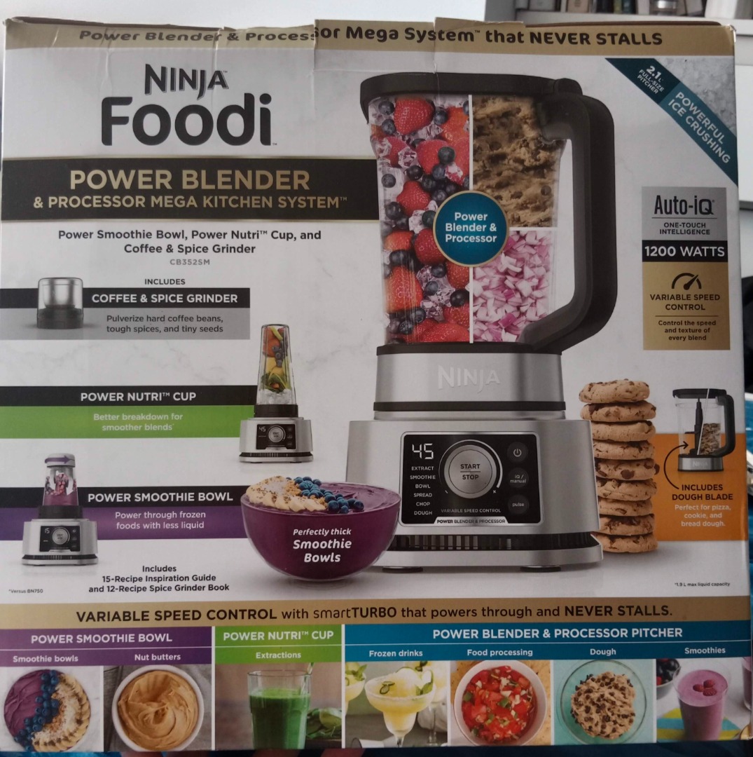 Ninja Foodie power blender and kitchen system, TV & Home Appliances ...