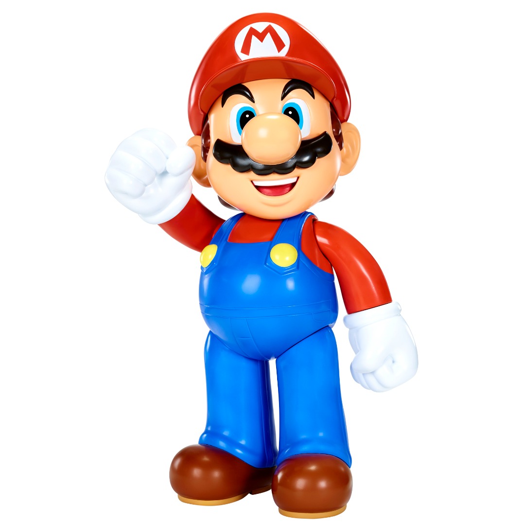 Nintendo Super Mario 20-inch Mario Big Figure, Poseable Action Figure ...