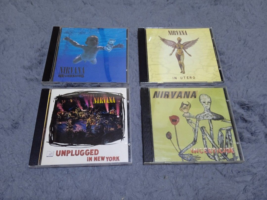 Nirvana CD Bundle, Hobbies & Toys, Music & Media, CDs & DVDs on Carousell
