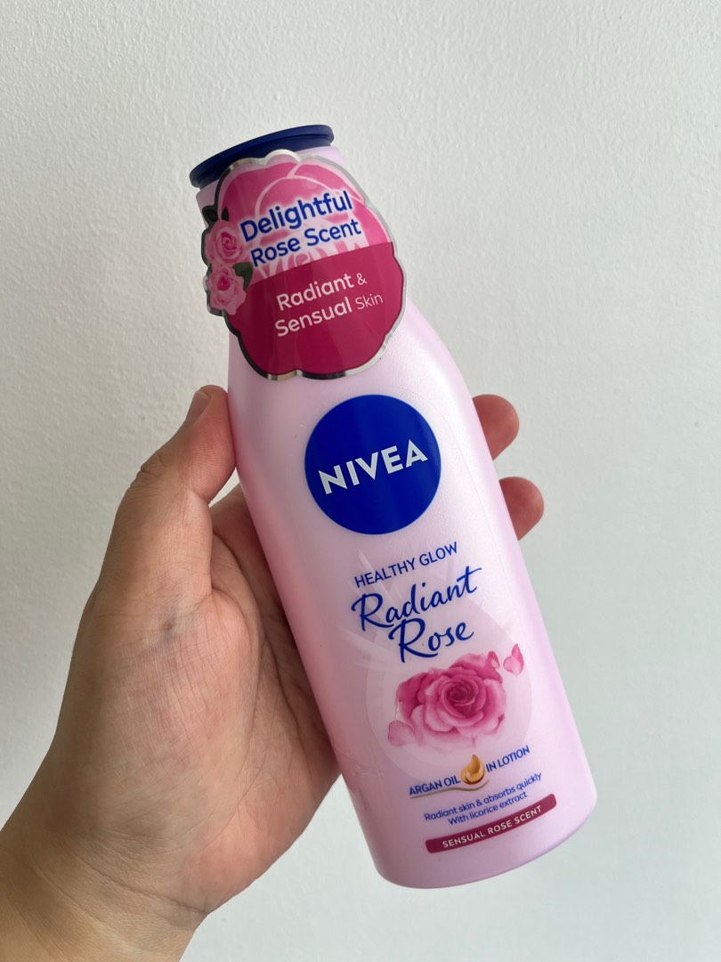 NIVEA Healthy Glow Radiant Rose 200ml, Beauty & Personal Care, Bath ...