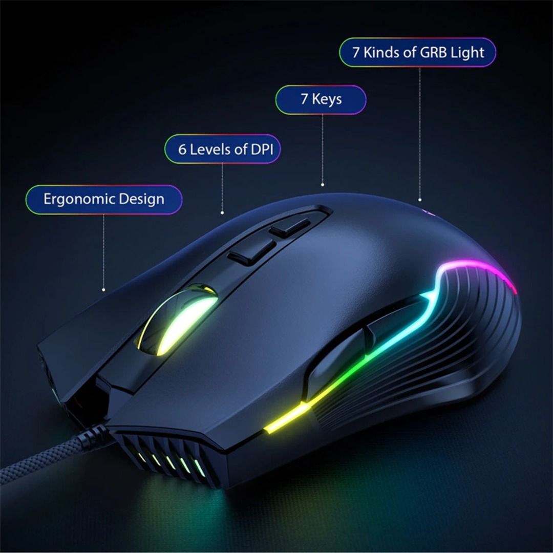 OKINUMA G26 Gaming Keyboard and Mouse Combo RGB Mechanical Keyboard ...