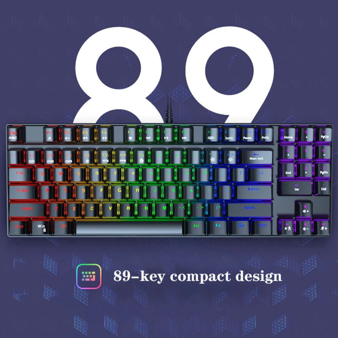 OKINUMA G26 Gaming Keyboard and Mouse Combo RGB Mechanical Keyboard, Computers & Tech, Parts ...