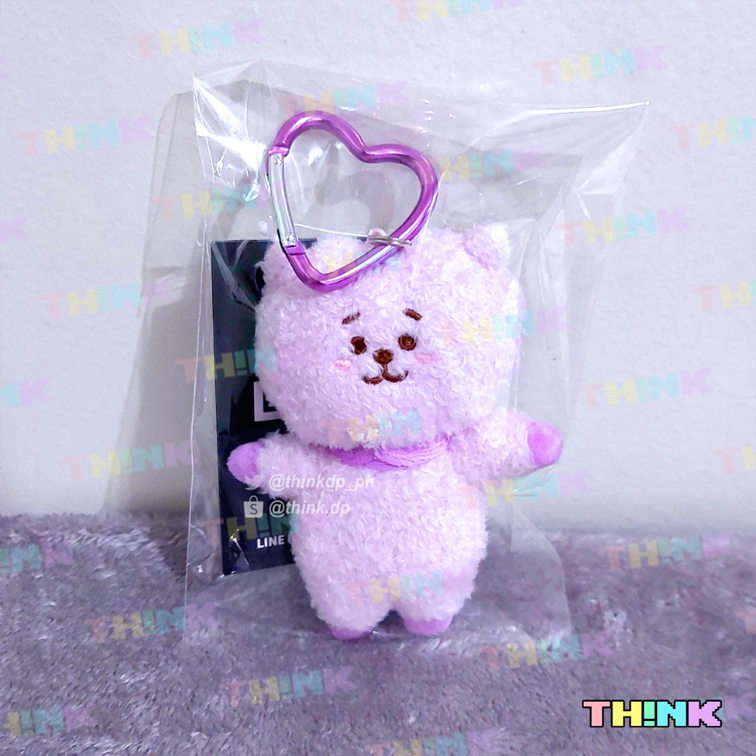 ON HAND BT21 RJ Purple Edition Plush Bag Charm ( bts jin japan keyring ), Hobbies & Toys ...