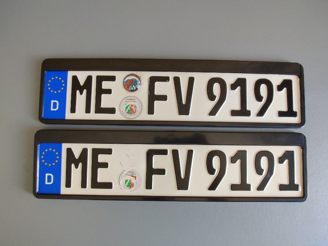 Orig Euro Plate on Carousell