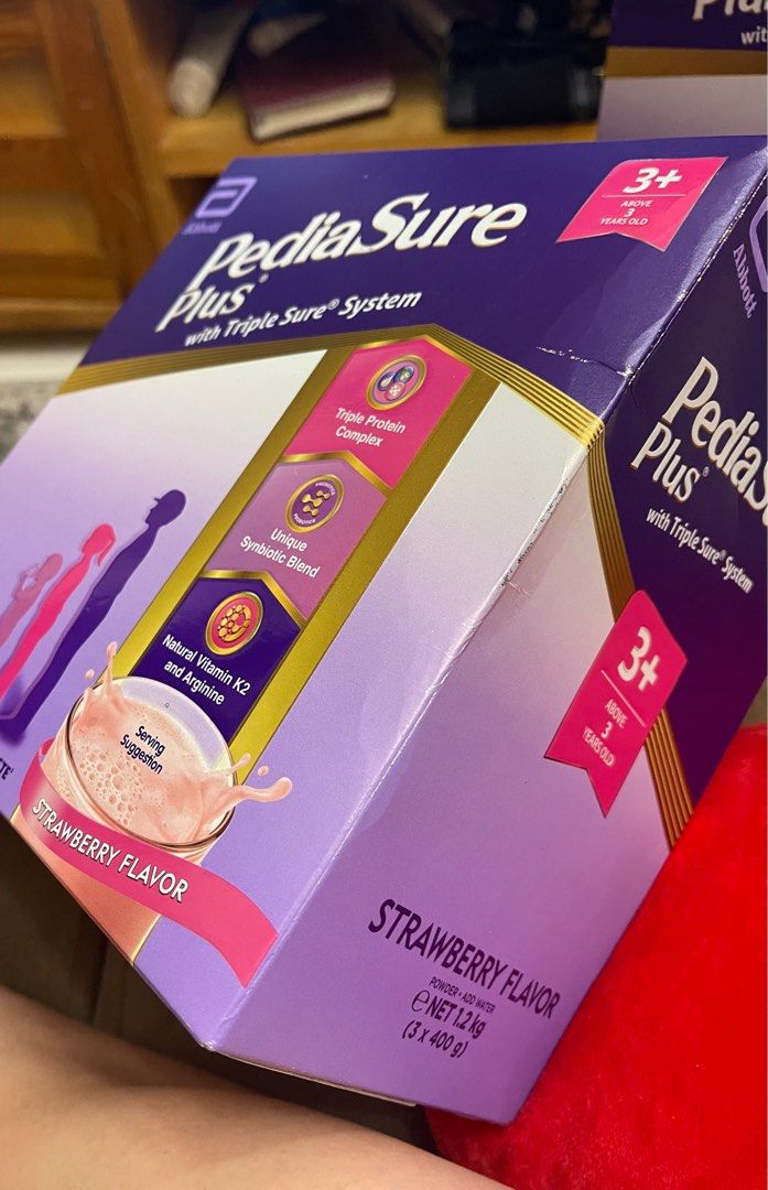 PEDIASURE 3+ STRAWBERRY FLAVOR 1.2kg. on Carousell