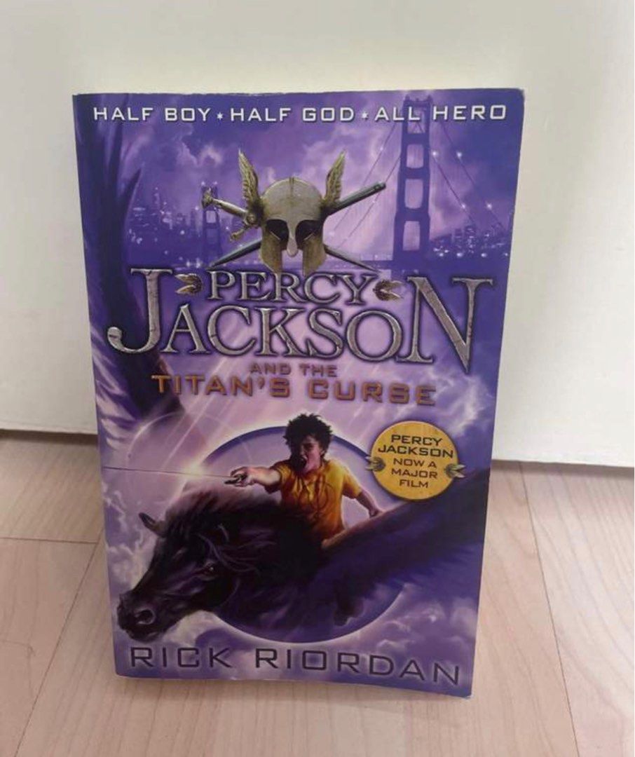 Percy Jackson and the titans curse, 興趣及遊戲, 書本 & 文具, 小朋友書 - Carousell