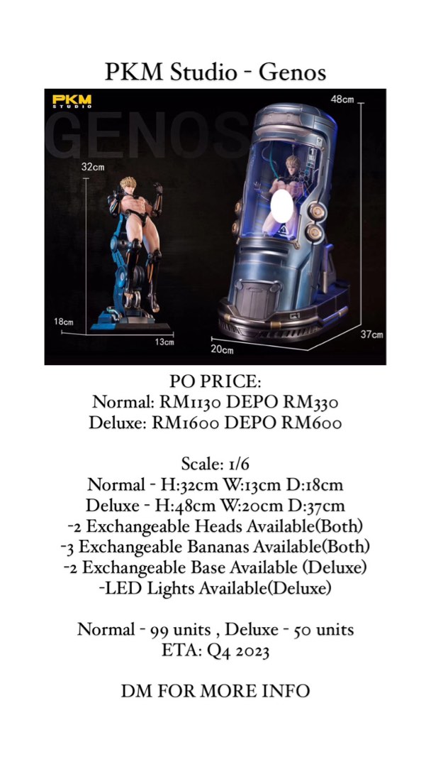 PKM Studio - Genos, Hobbies & Toys, Toys & Games on Carousell