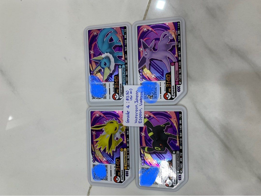 Pokemon gaole Eevolution Set, Hobbies & Toys, Toys & Games on Carousell