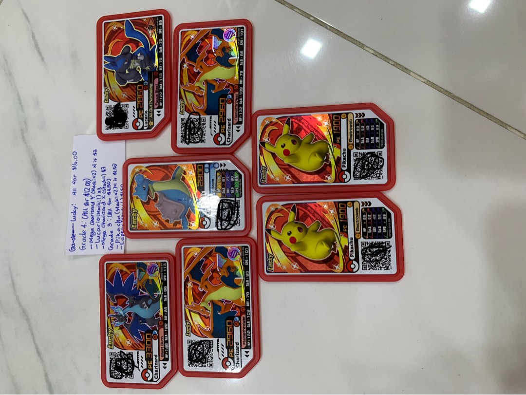 Pokemon gaole, Lucky Gaole, 3* and 4* Gaole, Hobbies & Toys, Toys ...
