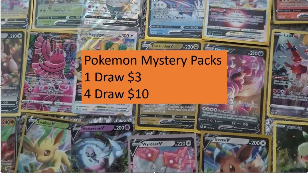 Pokemon Mystery Packs, Hobbies & Toys, Toys & Games on Carousell