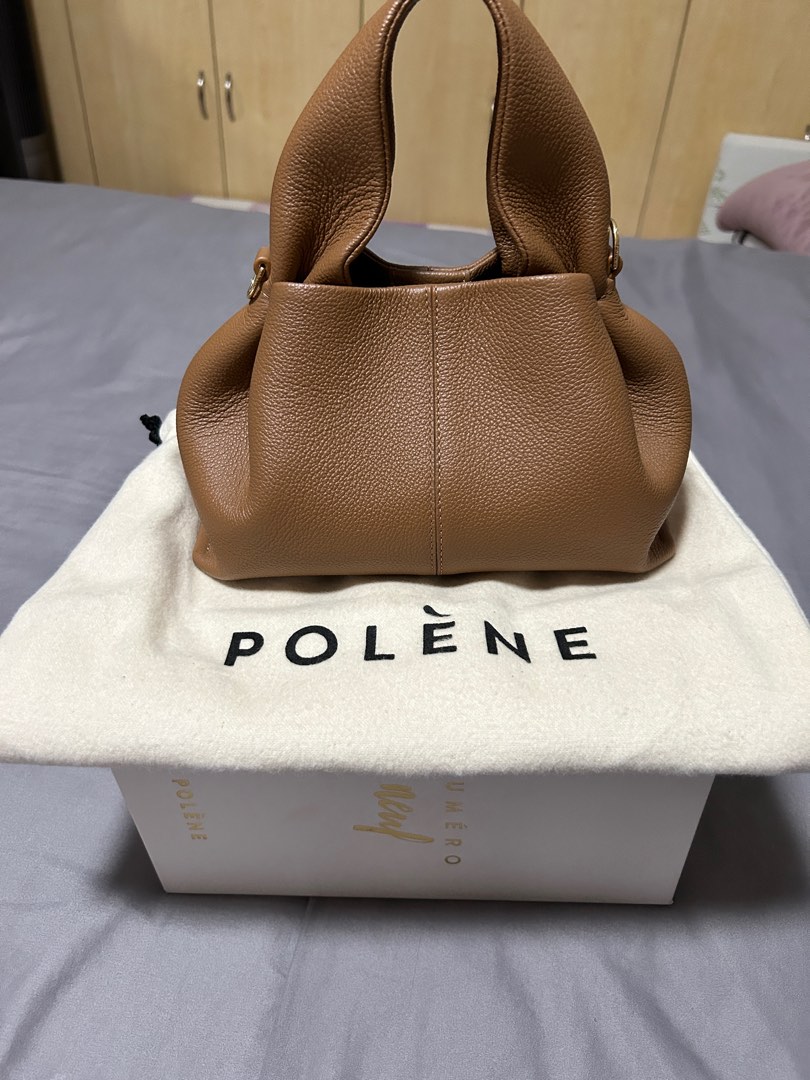 Polene Numero Neuf Mini in Camel, Luxury, Bags & Wallets on Carousell