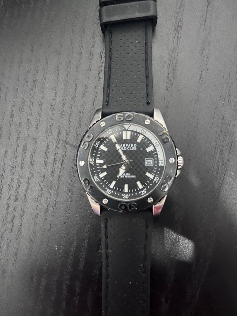 Harvard Polo Club diver watch, Men's Fashion, Watches & Accessories ...