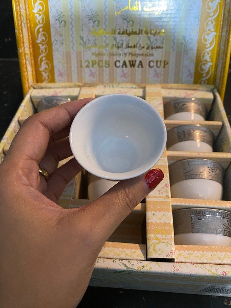 Porcelain Arabic Cawa Cup on Carousell