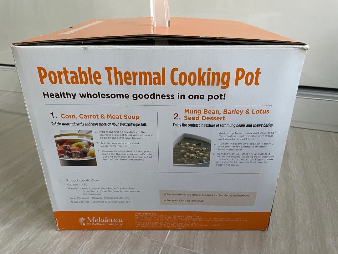 Portable Thermal Cooking Pot, TV & Home Appliances, Kitchen Appliances ...