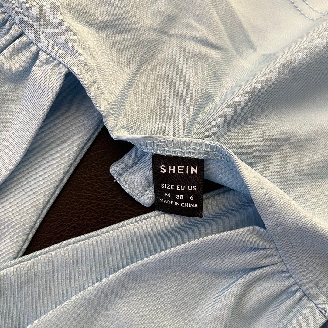 Powder Blue Bustier/Corset Top, Women's Fashion, Tops, Blouses on Carousell